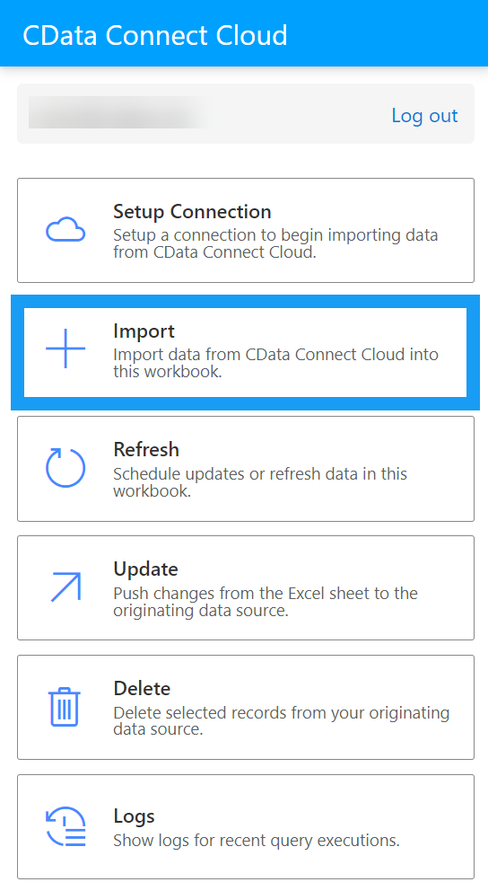 Excel Desktop - CData Connect